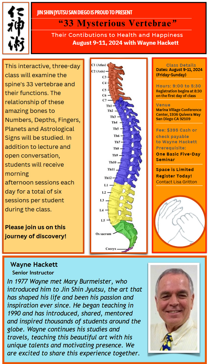 Jin Shin Jyutsu San Diego - Lisa Gritton JSJ Organizer - JSJ San Diego
